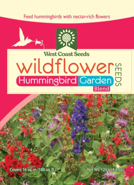 Wildflower Hummingbird Blend Sprinkle Bag WCS Seeds – Garden Girl